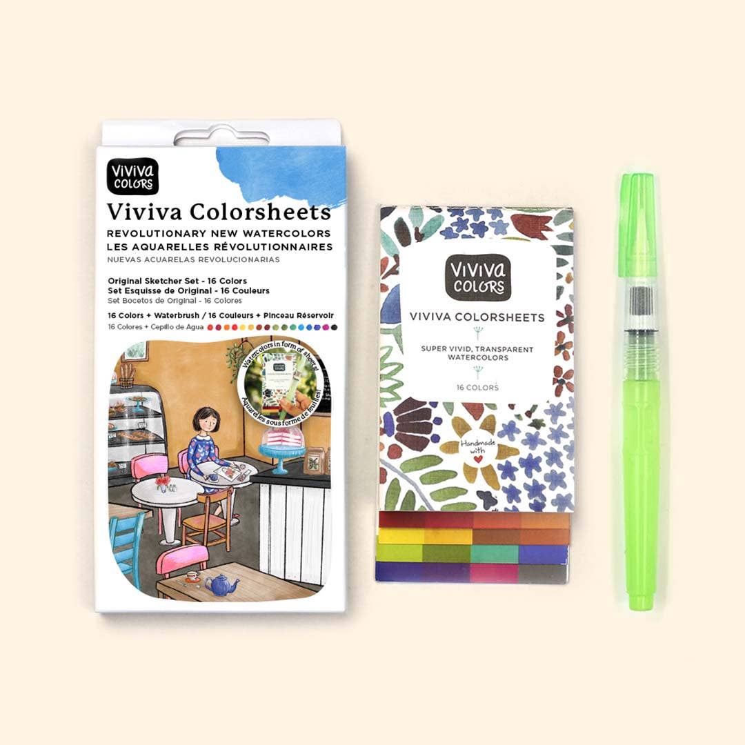 Colorsheet Sets - Travel Watercolor – Pretty Good Co.