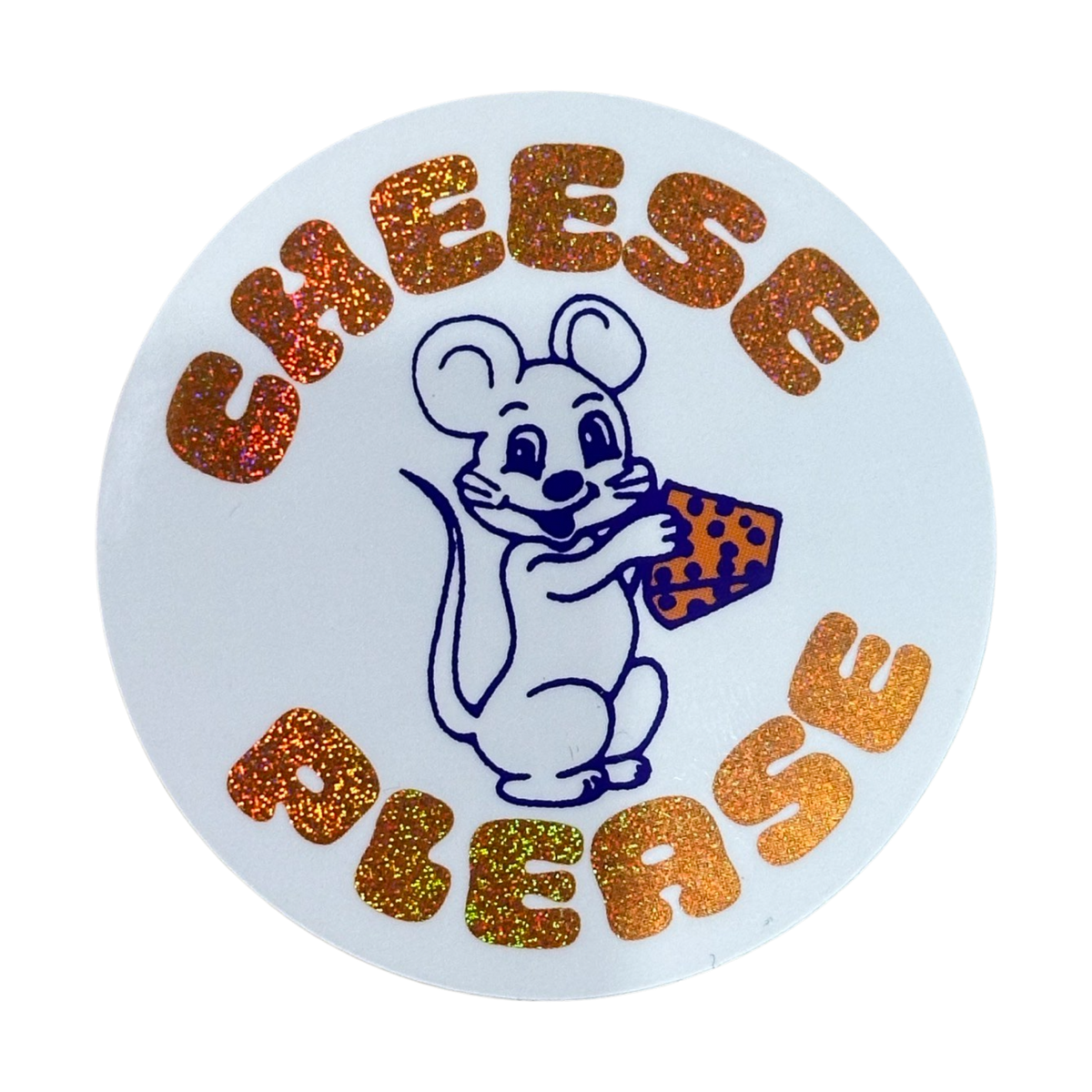Cheese Please - Vinyl Sticker – Pretty Good Co.
