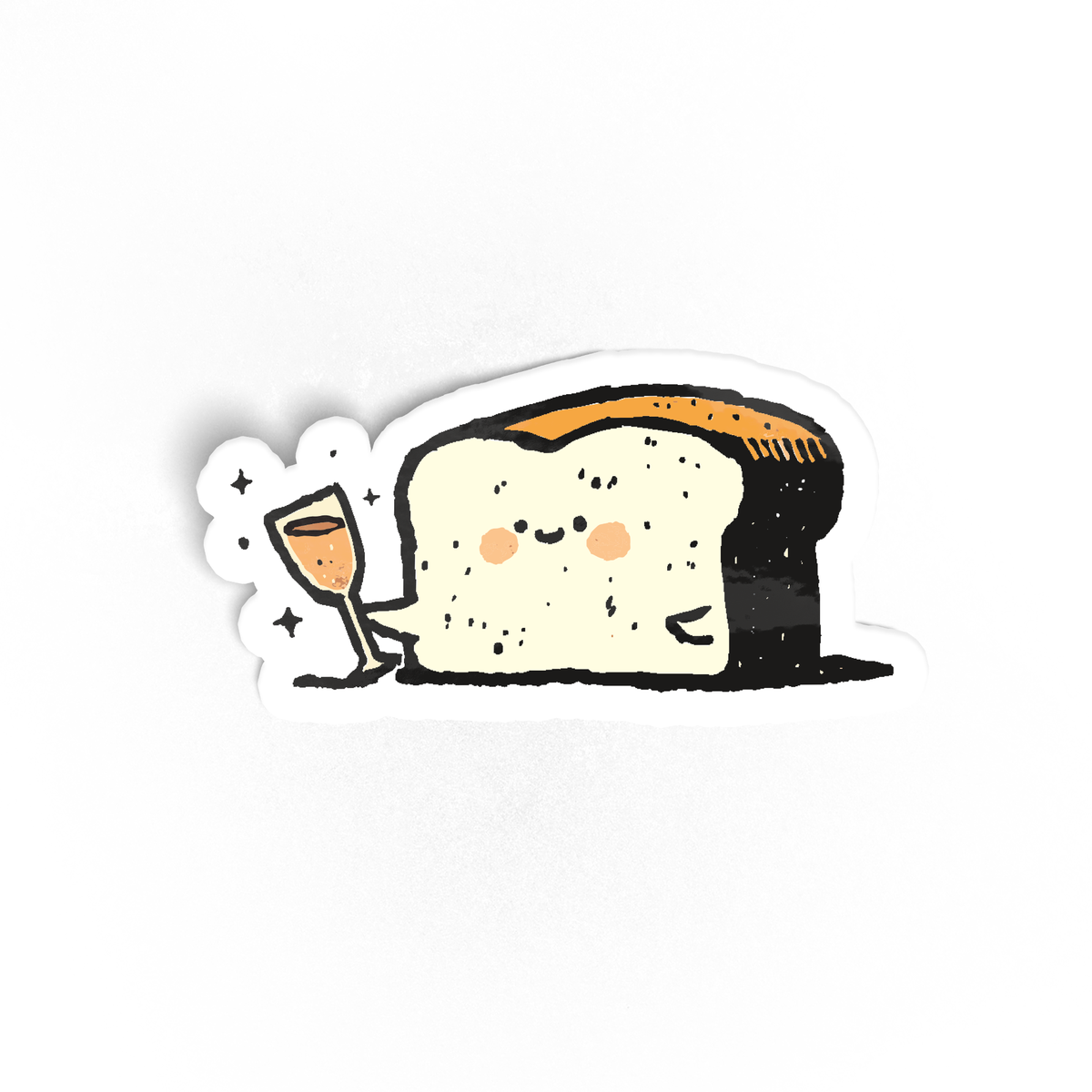 A Little Toast Sticker – Pretty Good Co.
