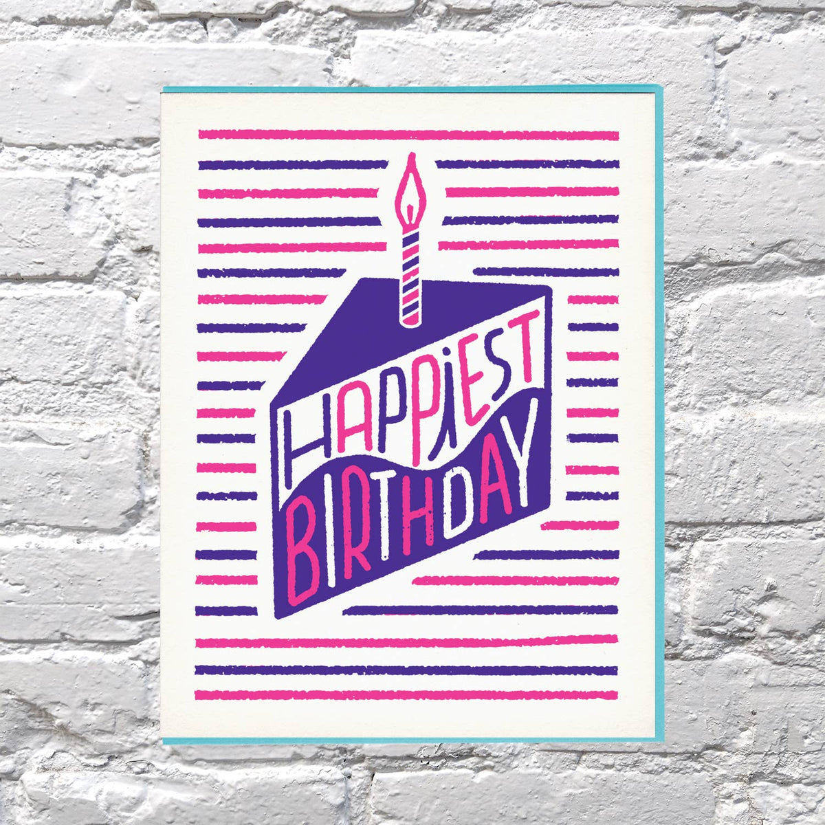 Happiest Birthday Cake Greeting Card – Pretty Good Co.
