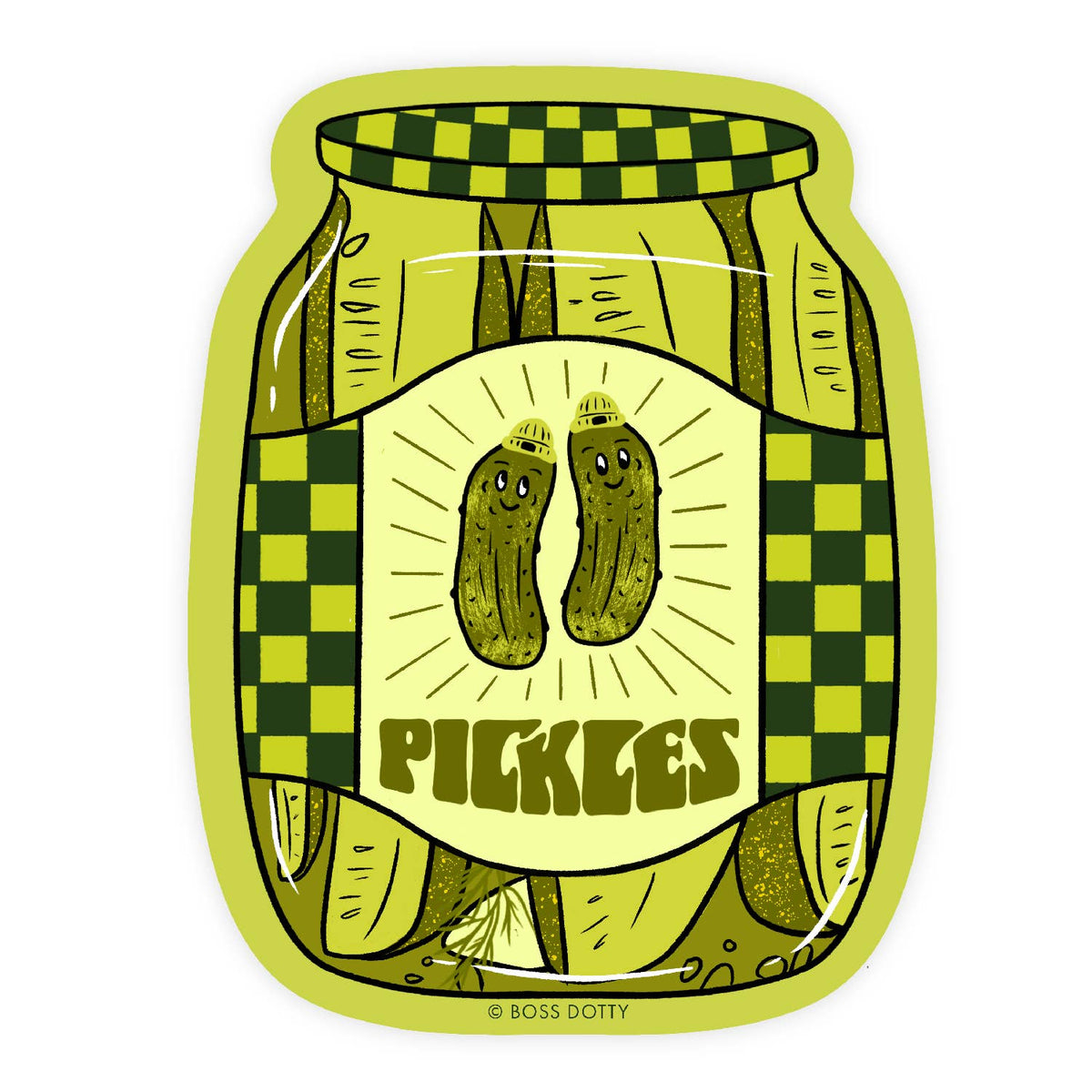 Pickle Jar Sticker – Pretty Good Co.