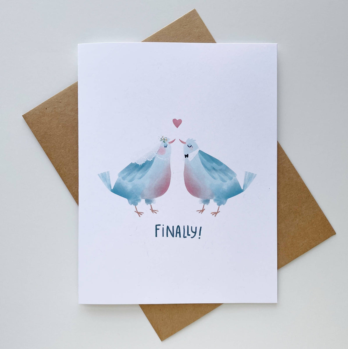 Mr. & Mrs Bird "Finally!"Wedding Card – Pretty Good Co.