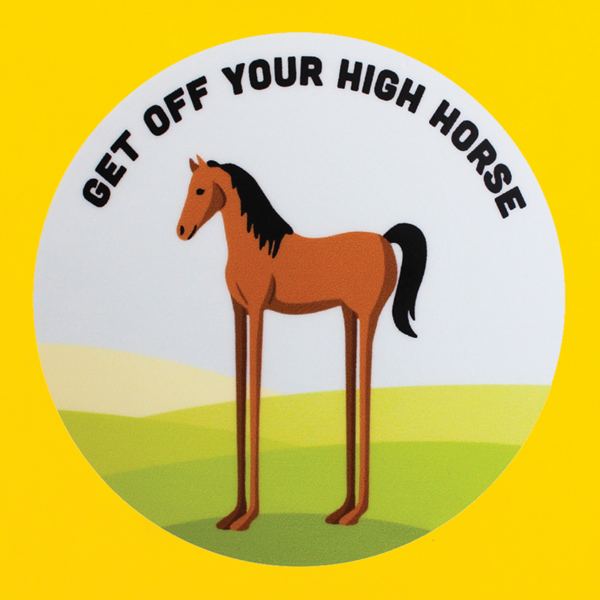 High Horse Sticker – Pretty Good Co.