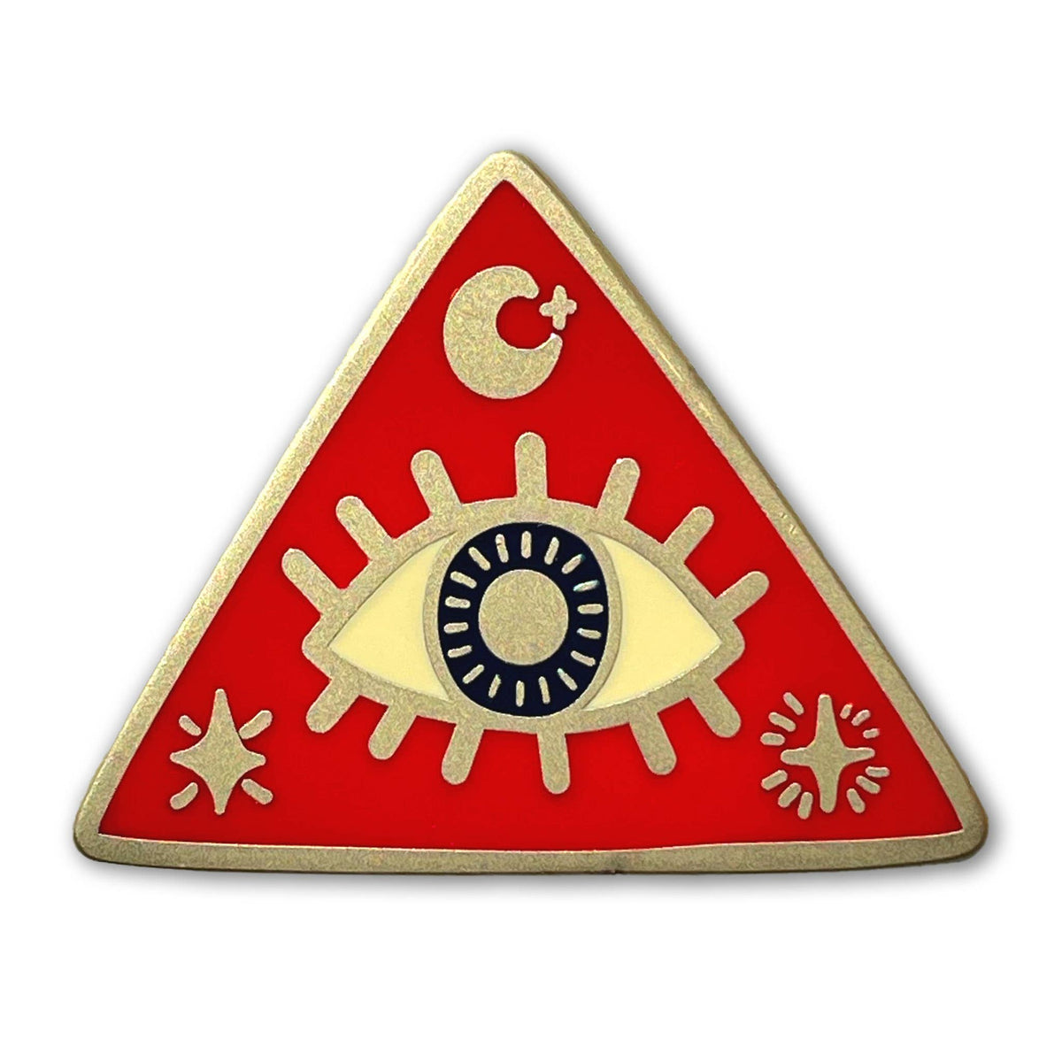 Pyramid Eye Enamel Pin – Pretty Good Co.