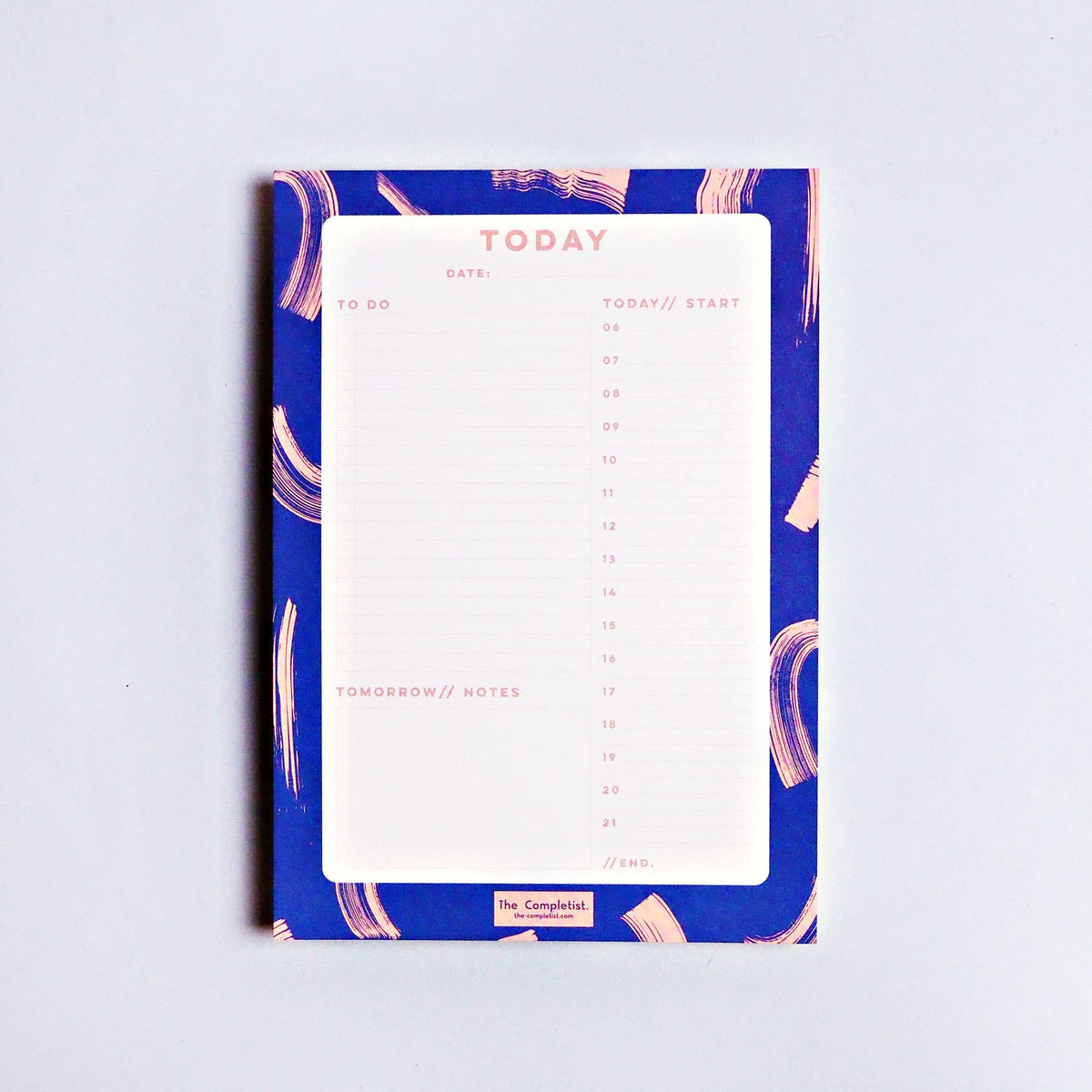 Blue Shadow Brush Daily Planner Pad – Pretty Good Co.